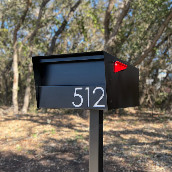 Modern Curbside Mailboxes with Post | Locking, Heavy Duty - Bold MFG ...