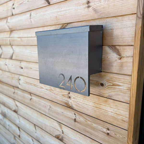 Modern Wall Mount Mailboxes for Homes | Steel Wall Mount Mailboxes ...
