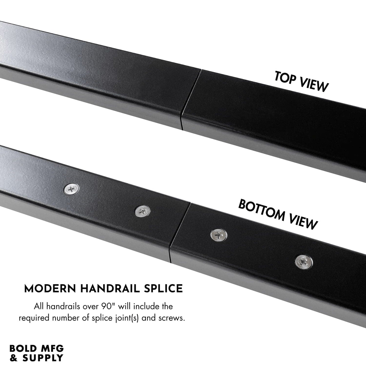Modern Profile Handrail Kit - Bold MFG & Supply