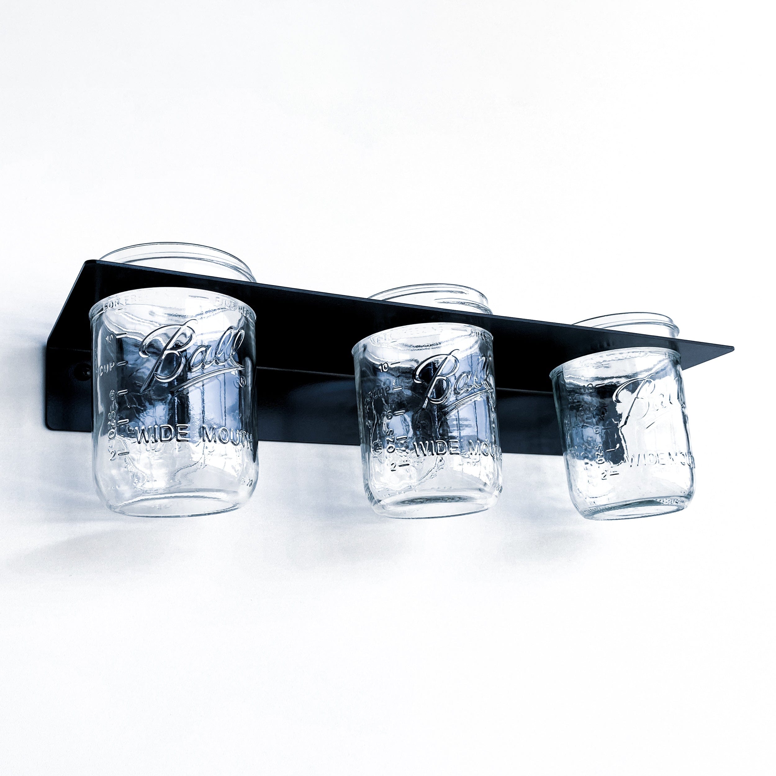 Triple Mason Jar Shelf - Bold MFG & Supply